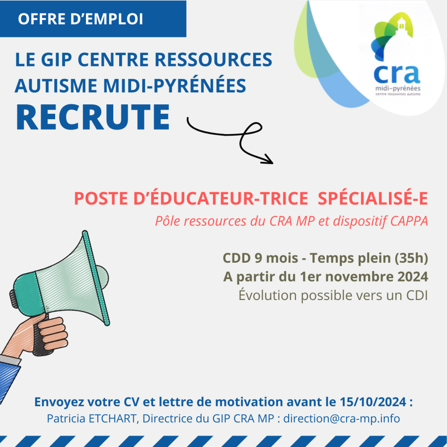Le Centre Ressources Autisme Midi-Pyrénées - CRA Midi-Pyrénées